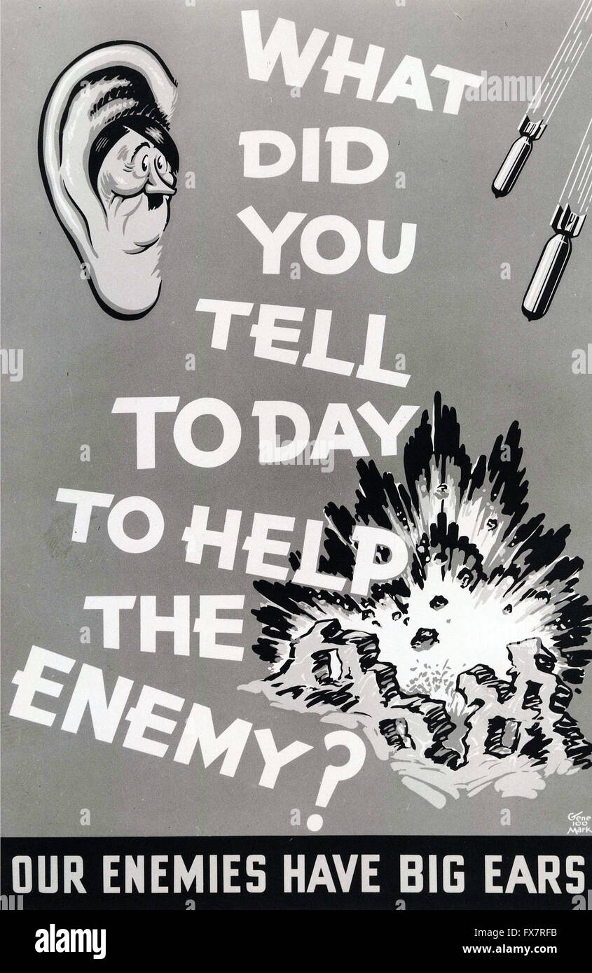 World War 2 Usa Propaganda Poster Stock Photos & World War 2 Usa ...