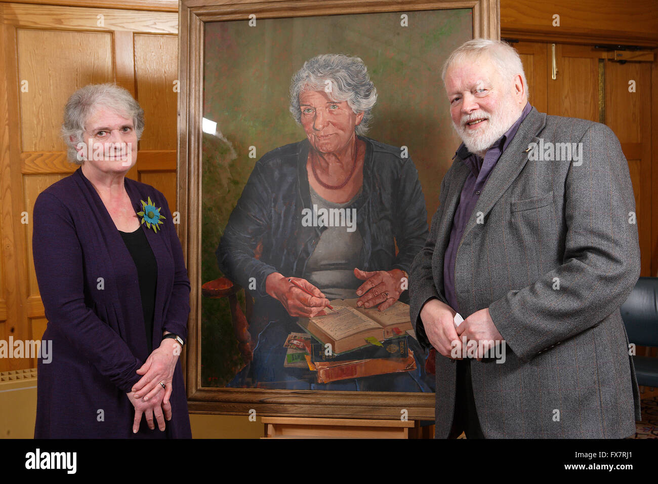 A new portrait of leading Irish literary critic Professor Edna Longley ...