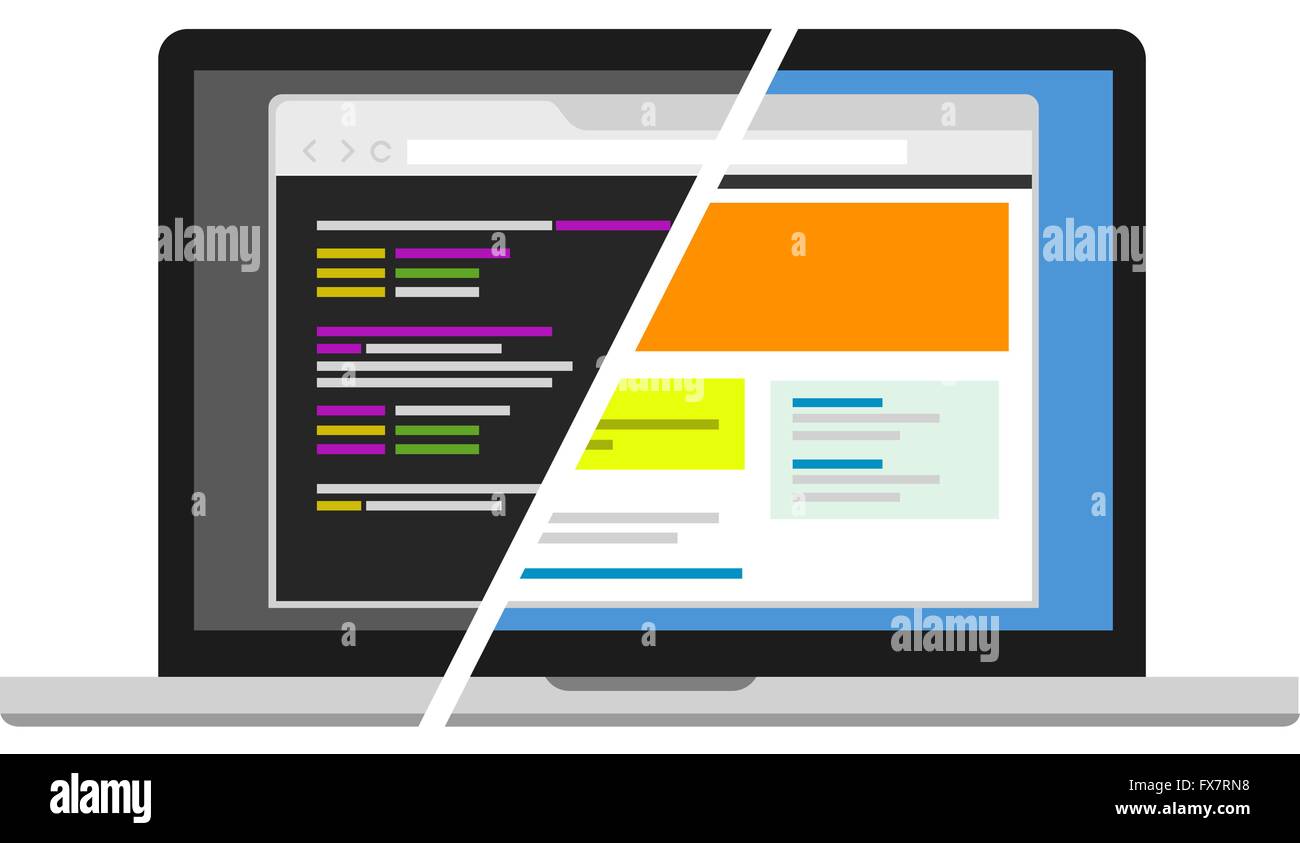 Html editor Stock Vector Images - Alamy