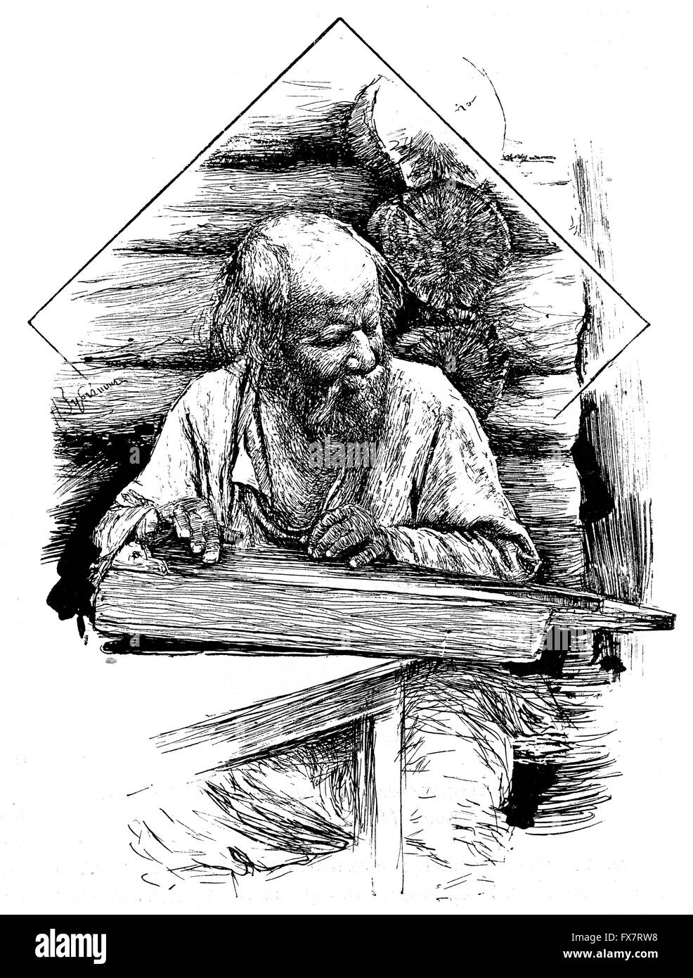 Old blind man hi-res stock photography and images - Alamy