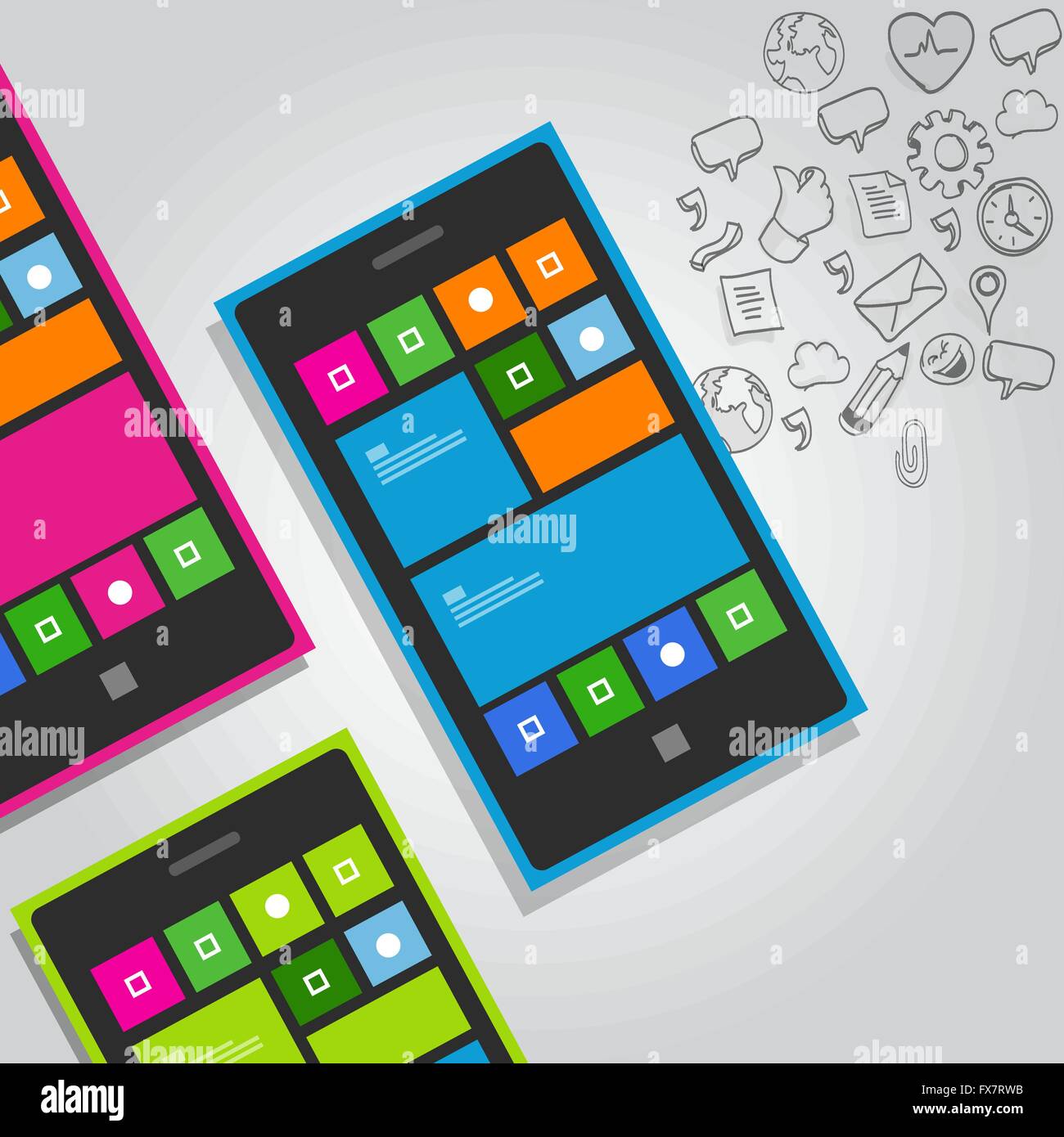 Business functions Stock Vector Images - Alamy