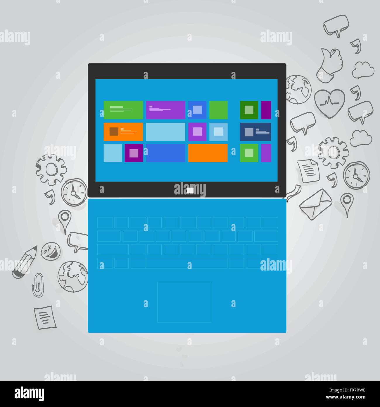 Network function Stock Vector Images - Alamy