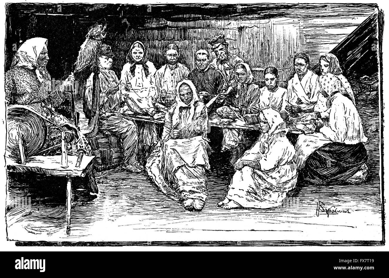 knit networks, Talab Islands - an illustration from antique book ...