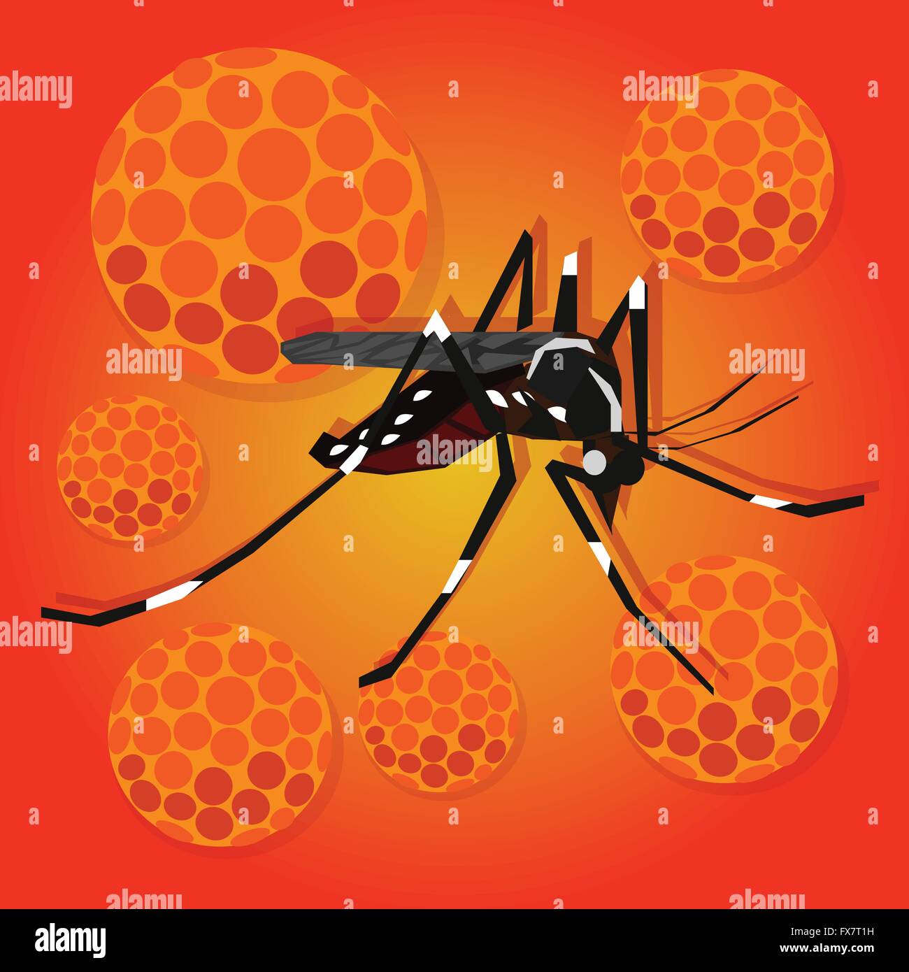 Spread of aedes aegypti Stock Vector Images - Alamy