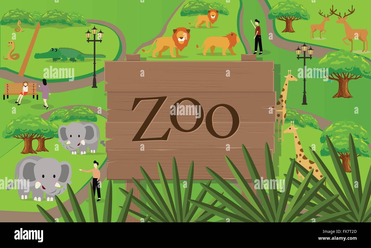 Welcome To The Zoo Sign