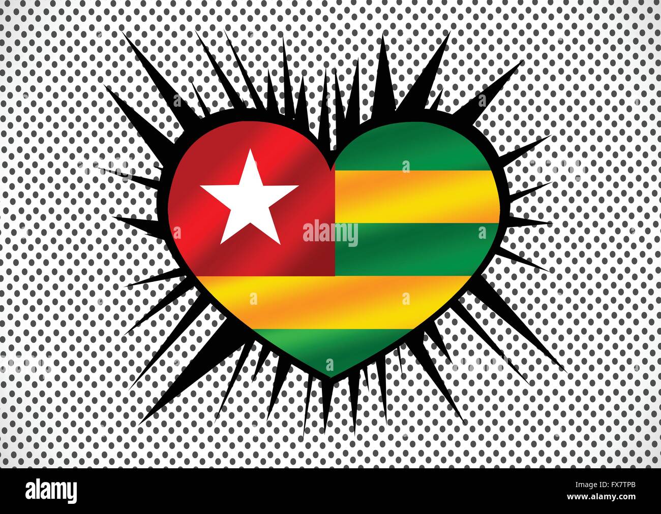 Togo flag themes idea design Stock Vector Image & Art - Alamy
