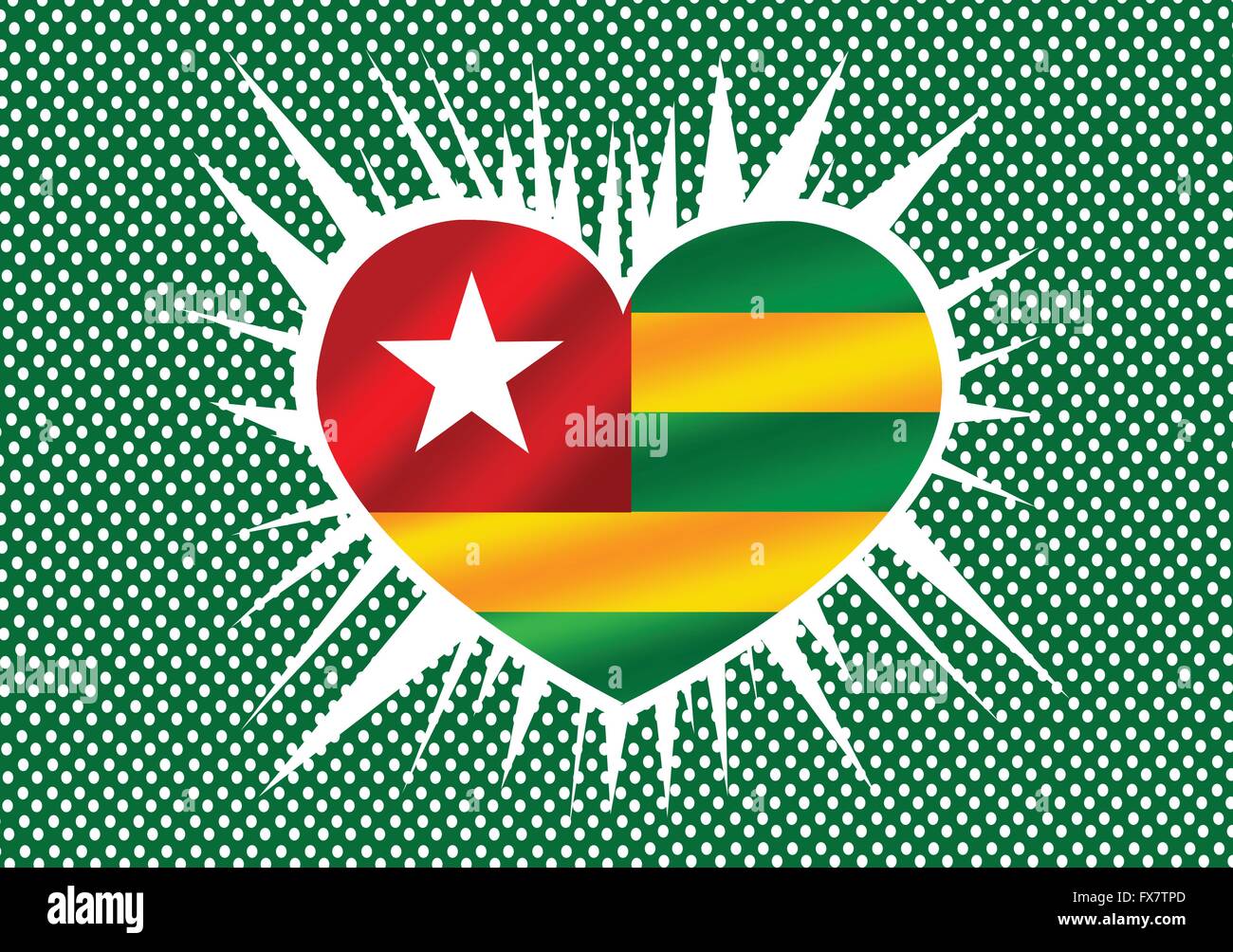 Togo flag themes idea design Stock Vector Image & Art - Alamy