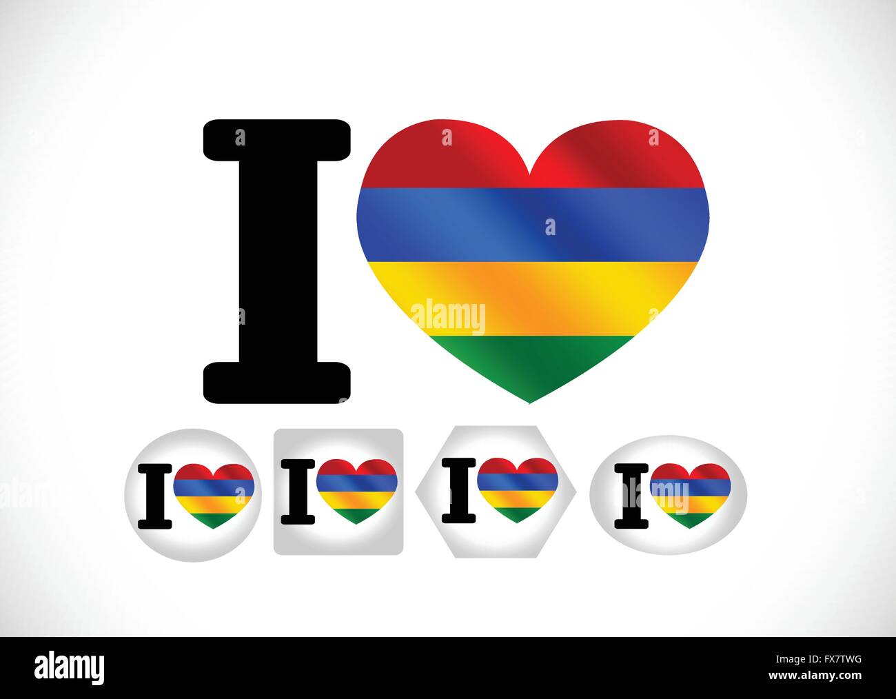 flag of Mauritius themes idea design Stock Vector Image & Art - Alamy