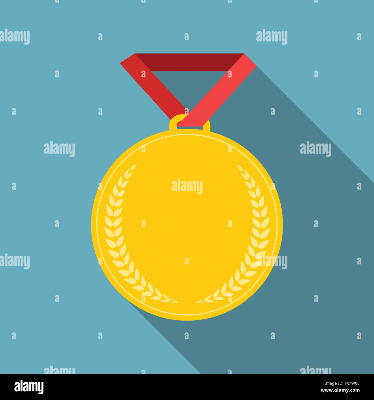 Art Flat Medal Icon Template for Web. Medal icon app. Medal icon Stock ...
