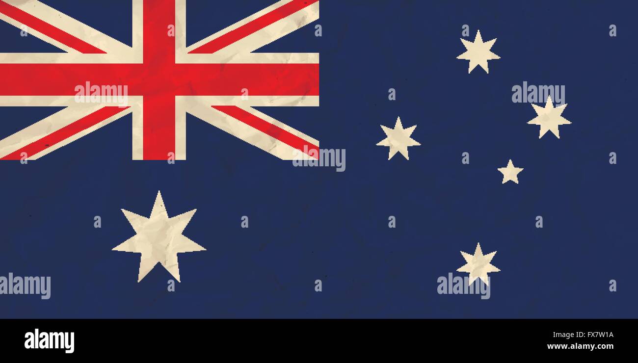 Australia paper flag Stock Vector Image & Art - Alamy