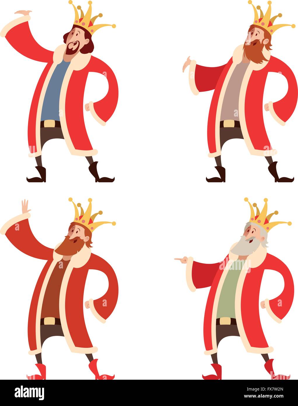 King cartoon hi-res stock photography and images - Alamy