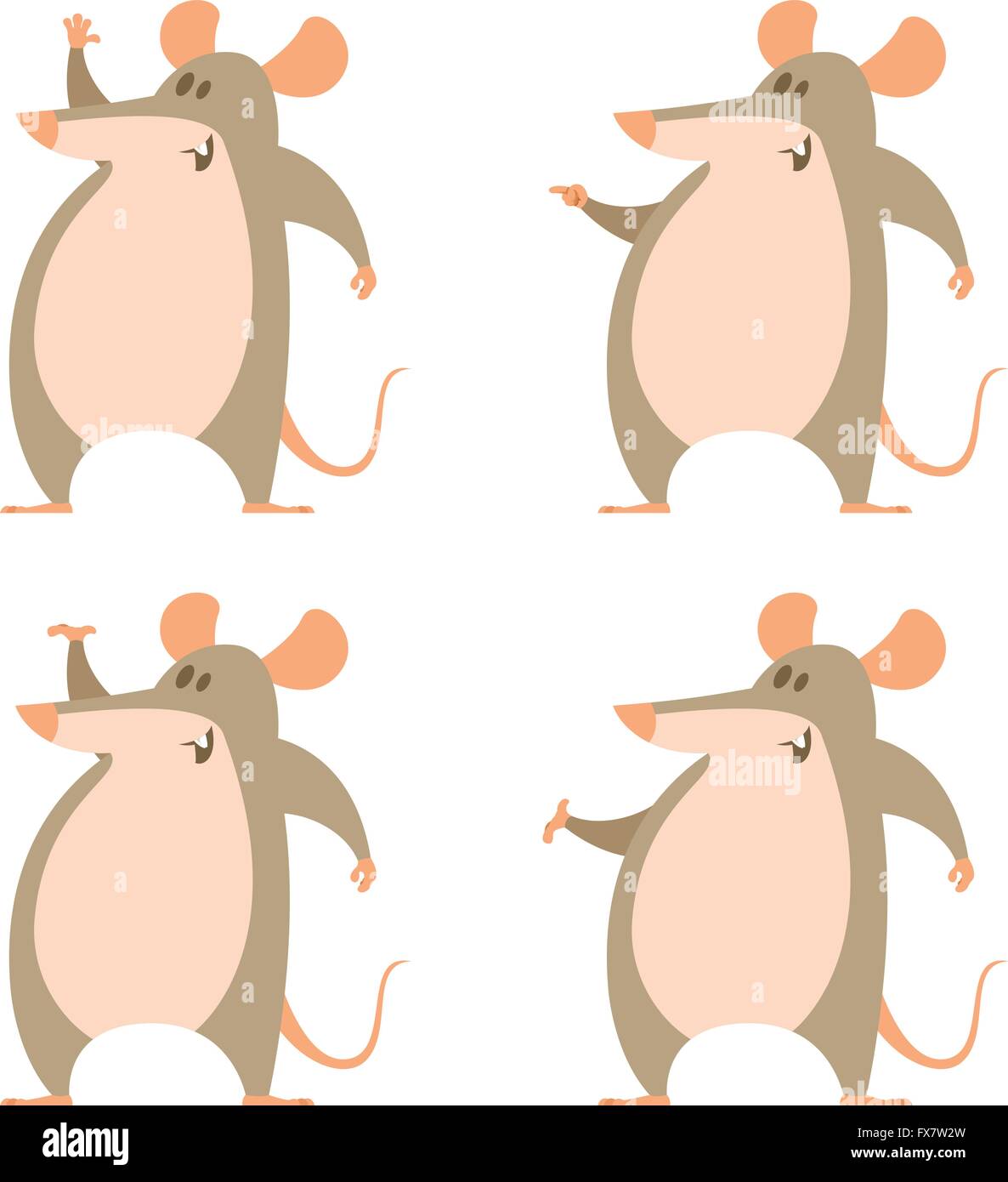 Set of mice Stock Vector Image & Art - Alamy