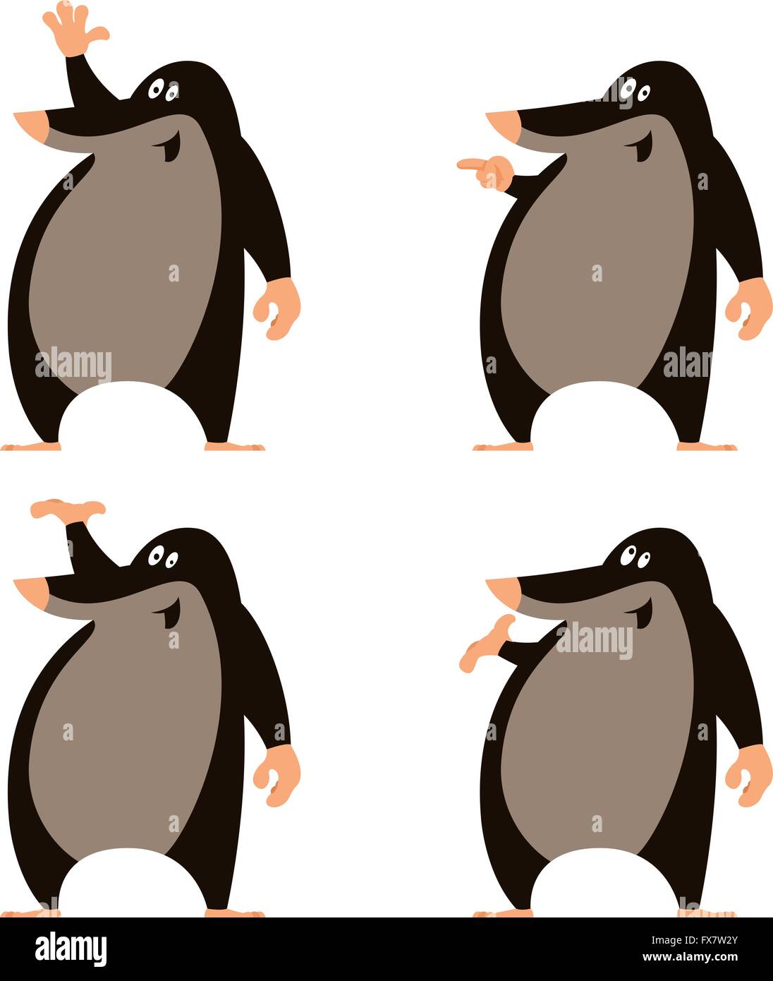 Set of moles Stock Vector Image & Art - Alamy