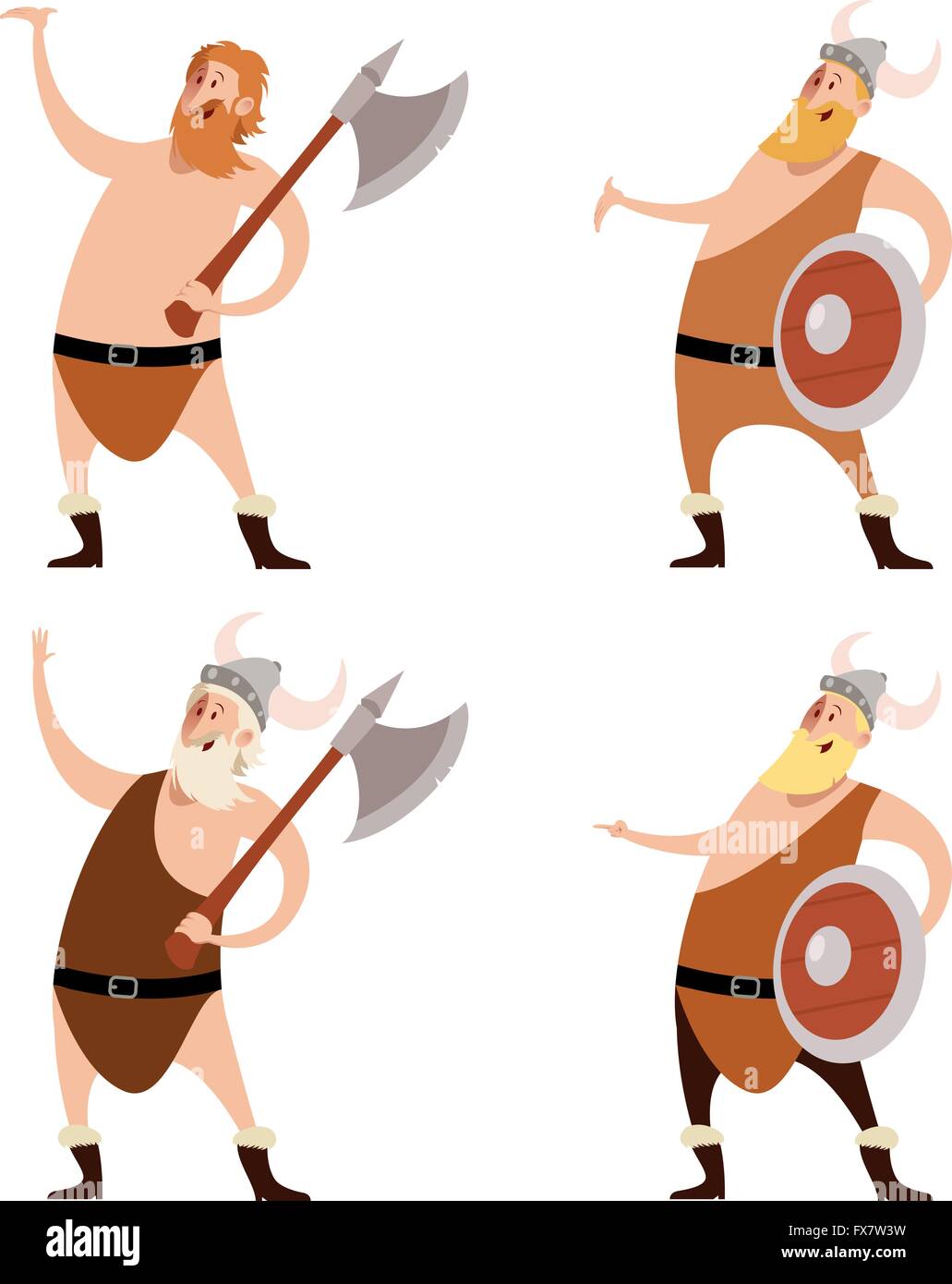Set of barbarians Stock Vector Image & Art - Alamy