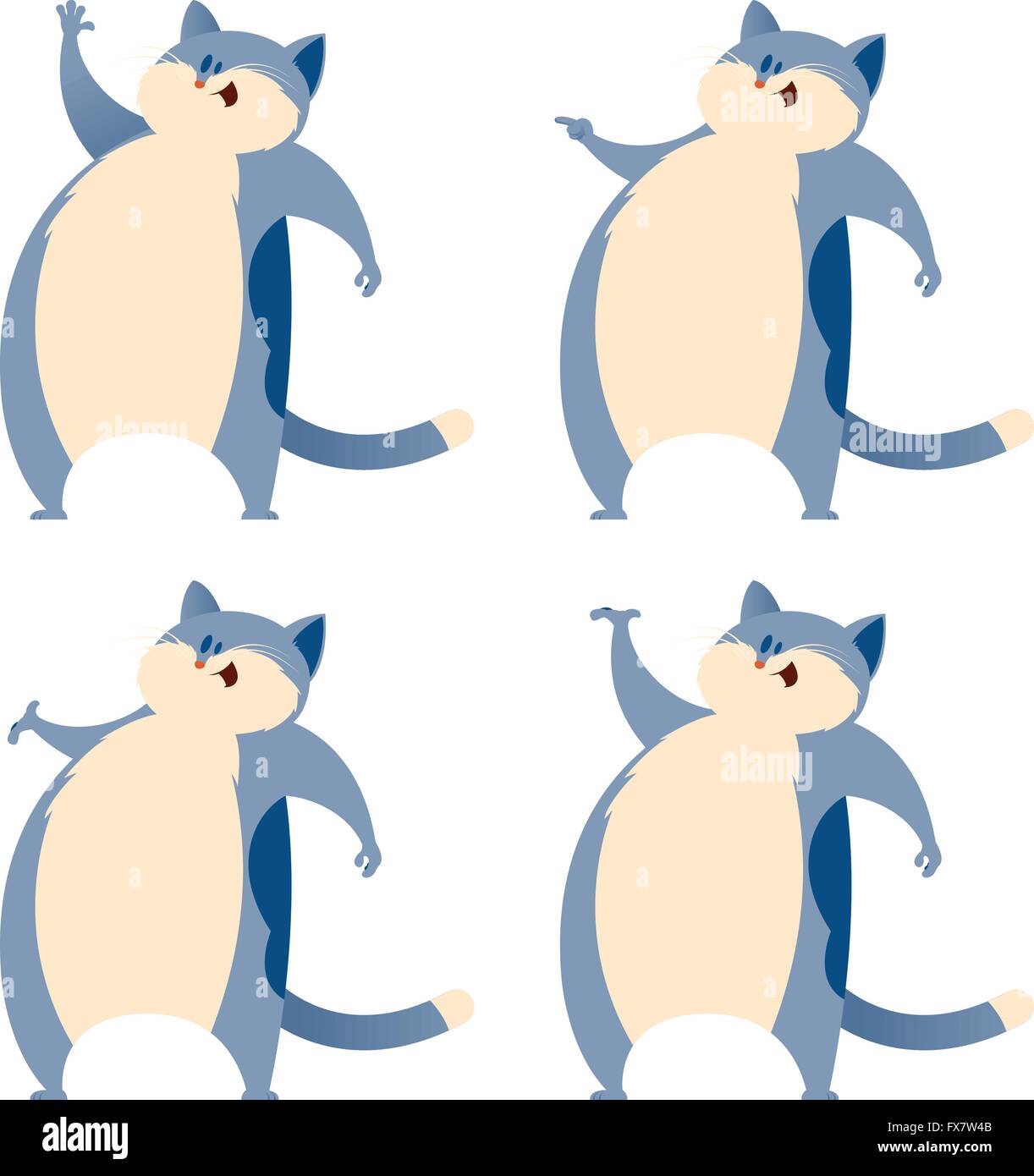 Set of cats Stock Vector Image & Art - Alamy