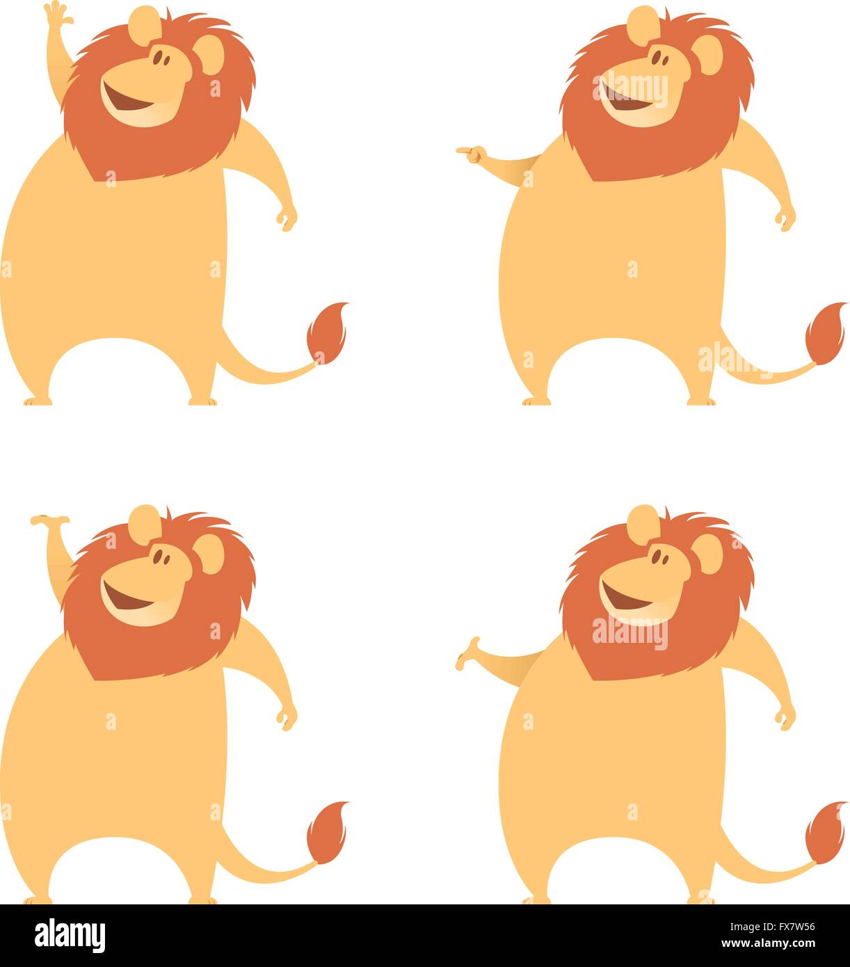 Set of lions Stock Vector Image & Art - Alamy