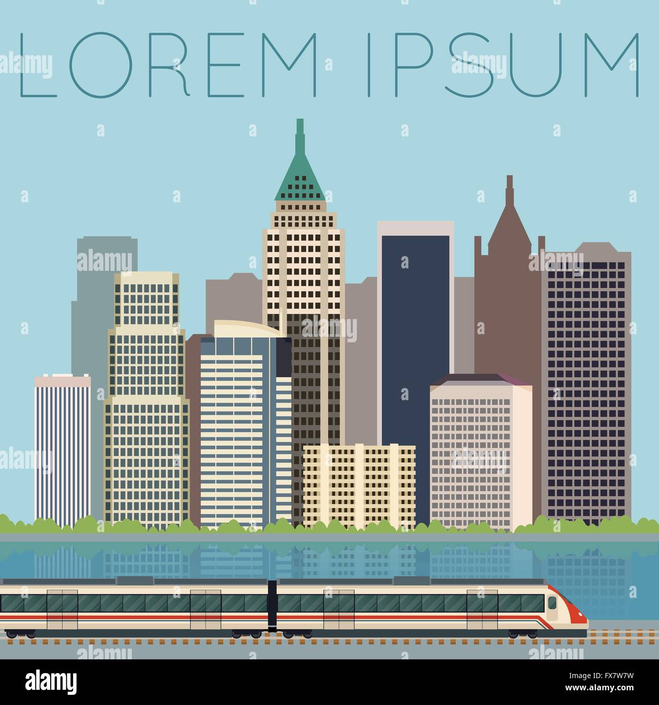 Train in city banner Stock Vector Image & Art - Alamy