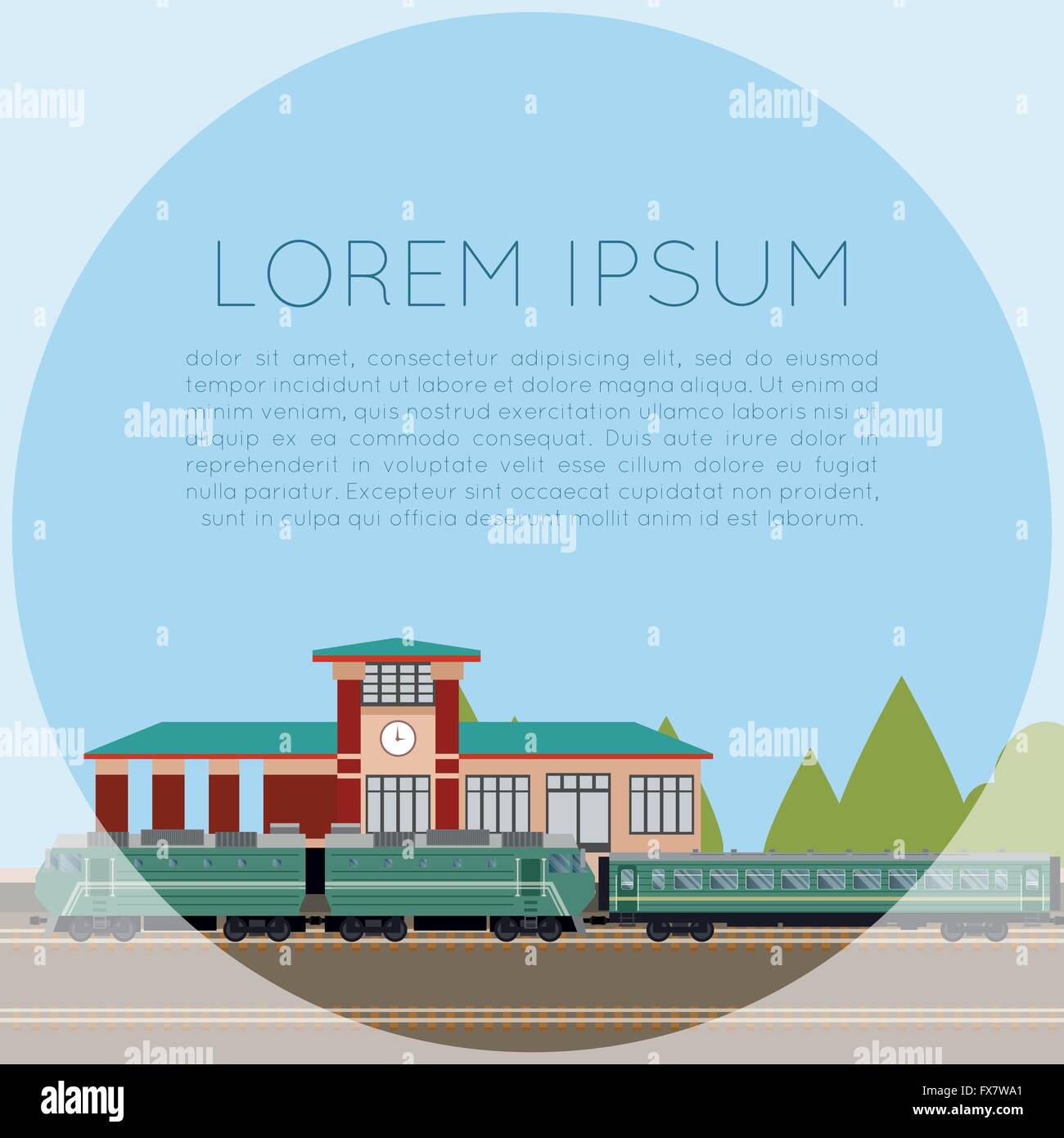 Central station interior Stock Vector Images - Alamy