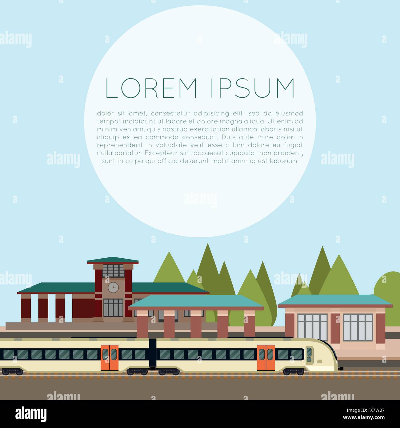 Interior of the central railway station Stock Vector Images - Alamy