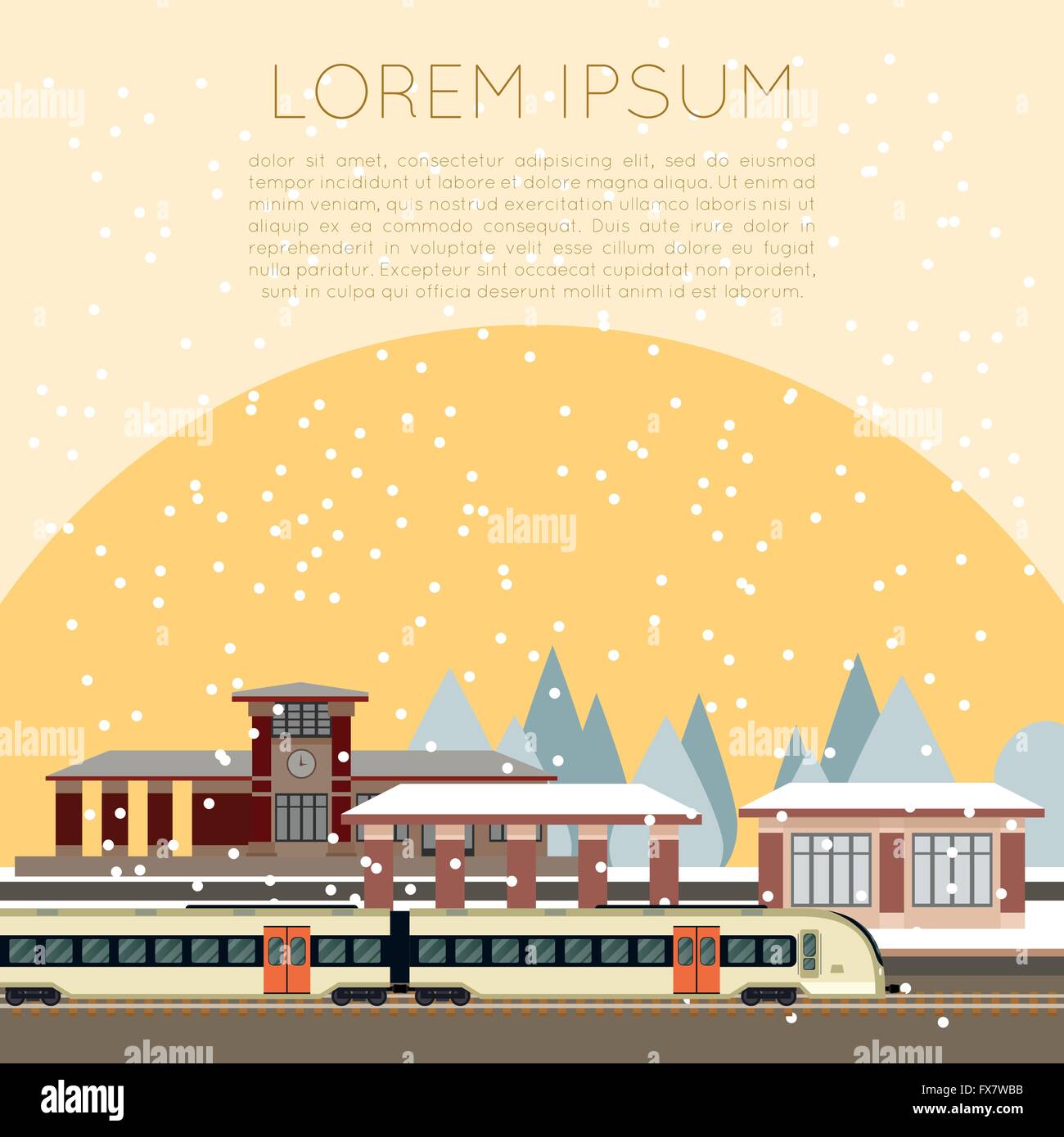 Central train station interior Stock Vector Images - Alamy