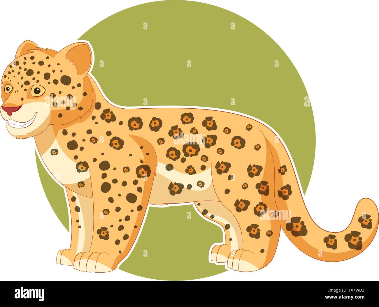 Cartoon smiling Jaguar Stock Vector Image & Art - Alamy