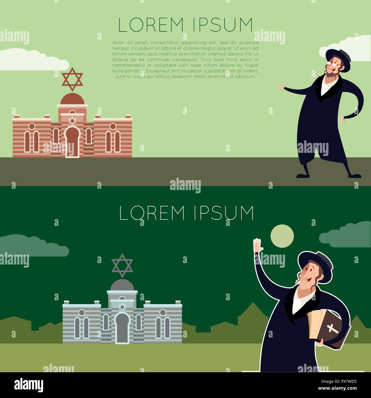 Jewish man smiling Stock Vector Images - Alamy