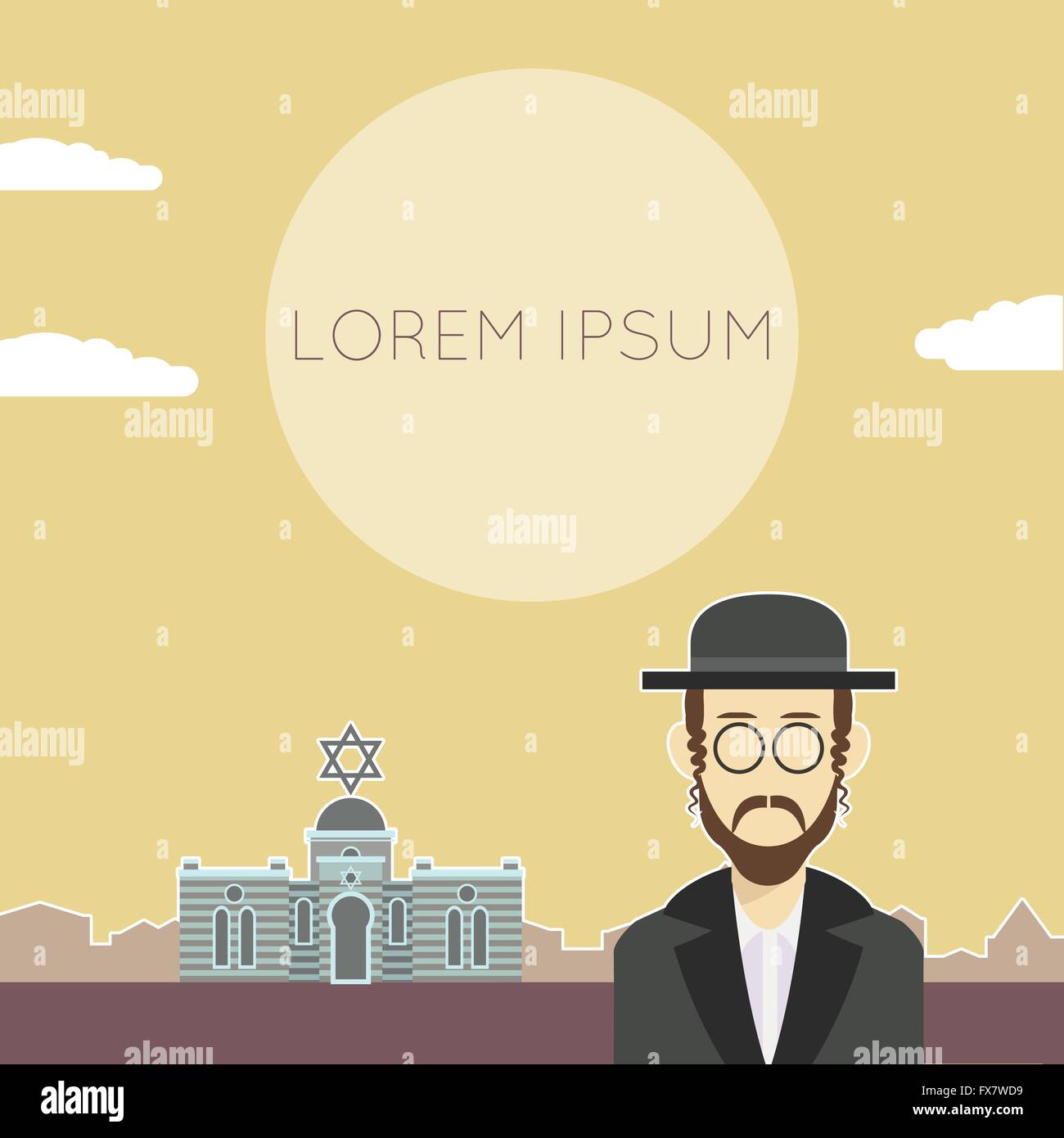 Old jewish man smiling hi-res stock photography and images - Alamy