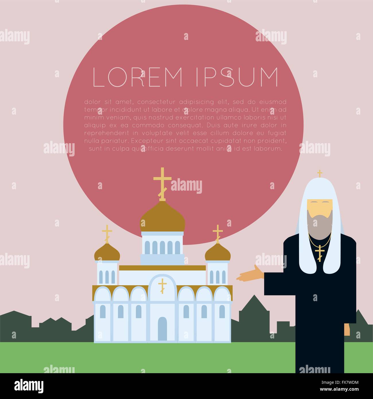 Greece orthodox church priest Stock Vector Images - Alamy