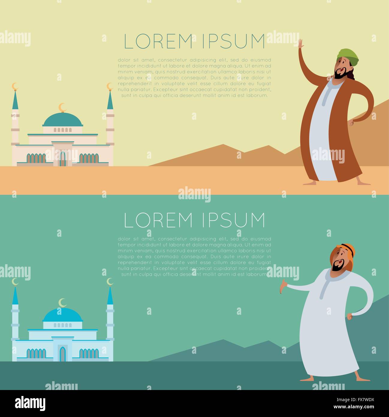 Muslim boy cartoon traditional Stock Vector Images - Alamy