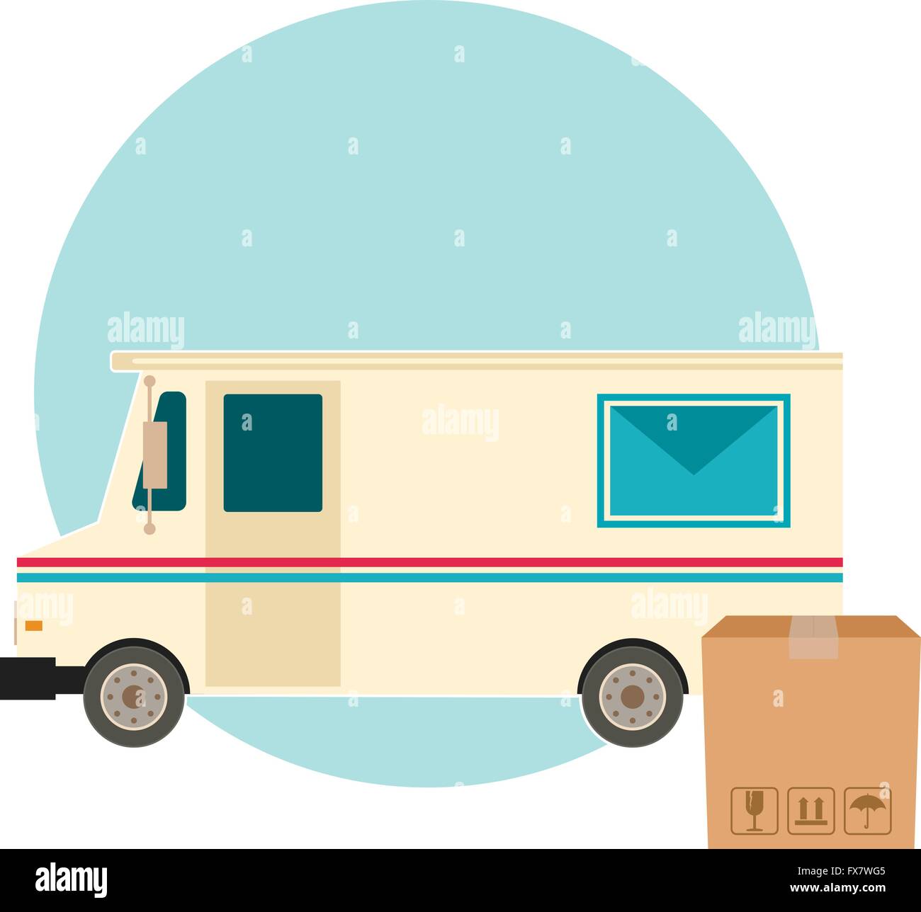 Post car vector Stock Vector Image & Art - Alamy