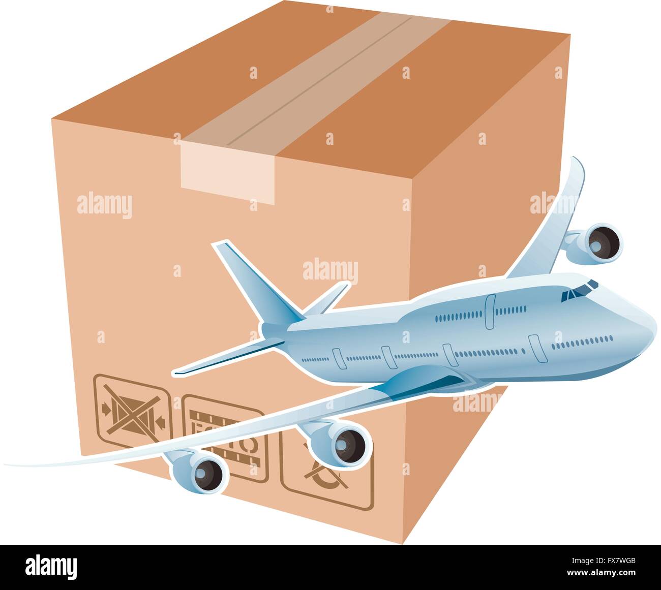 Cardboard plane Stock Vector Images - Alamy