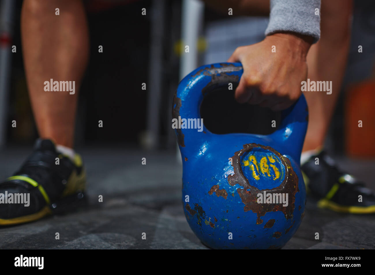 Woman lifts barbell hi-res stock photography and images - Alamy
