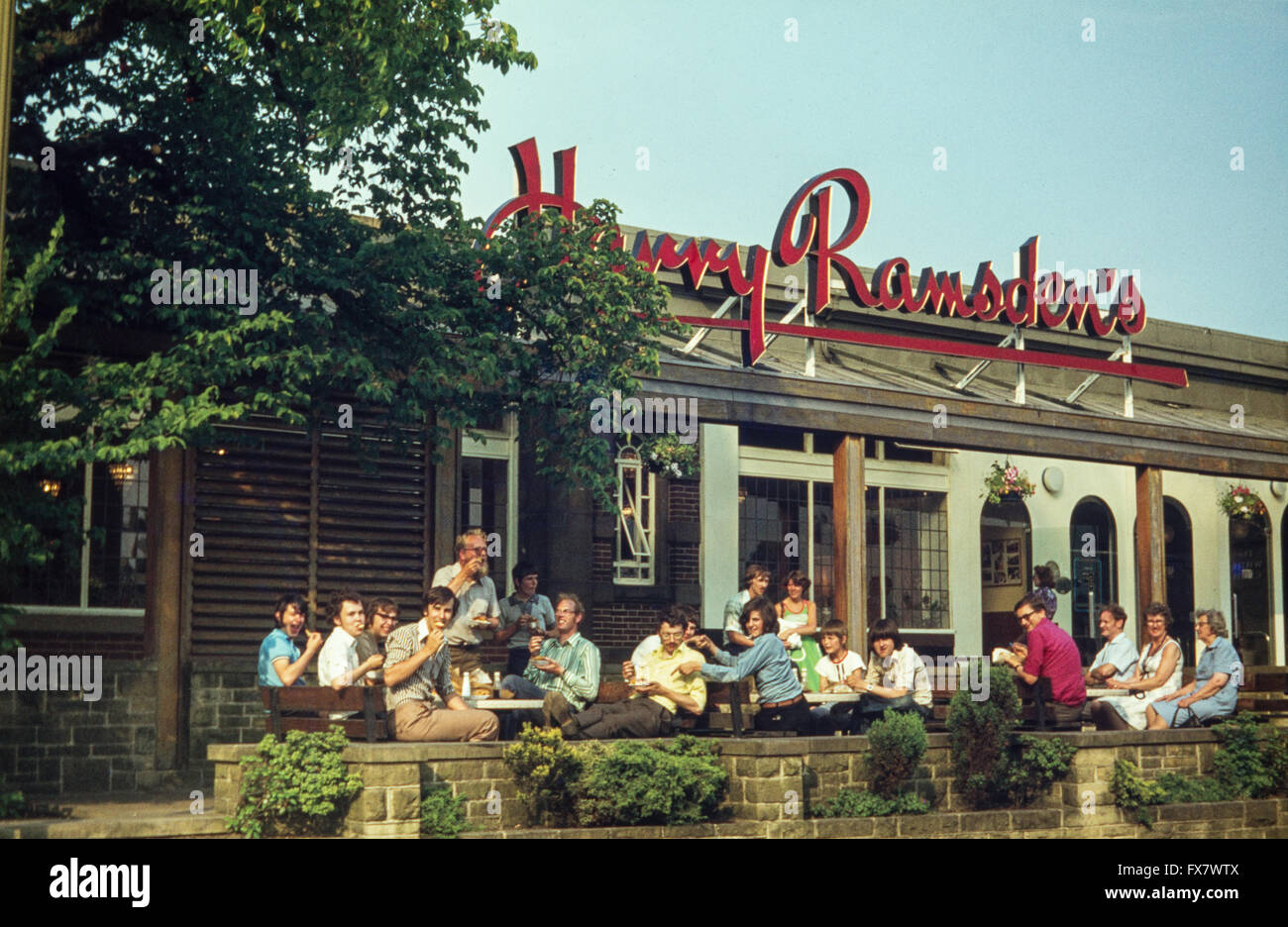 Harry ramsdens fish chip shop hi-res stock photography and images - Alamy