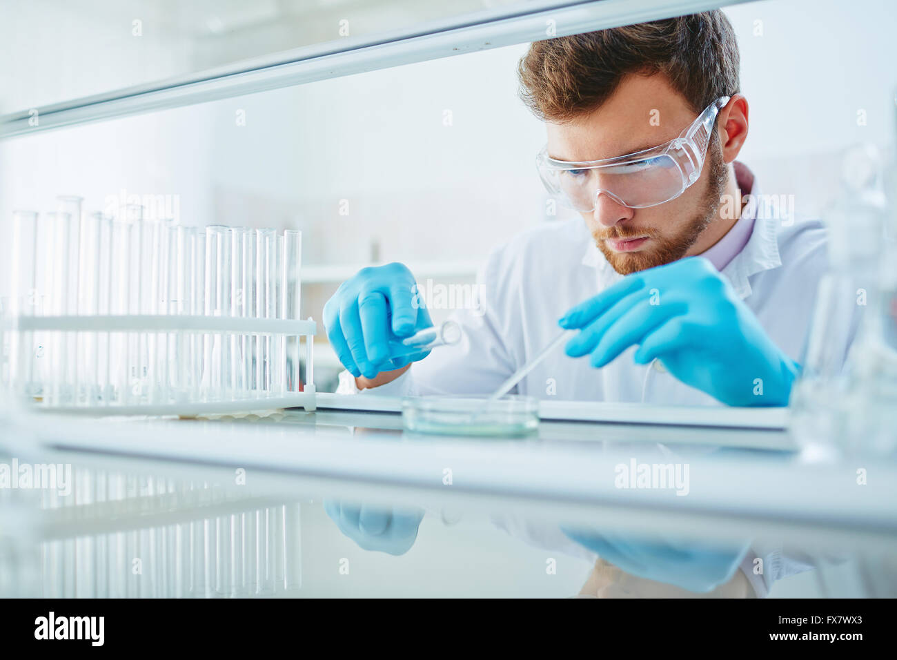 Chemist at work Stock Photo - Alamy