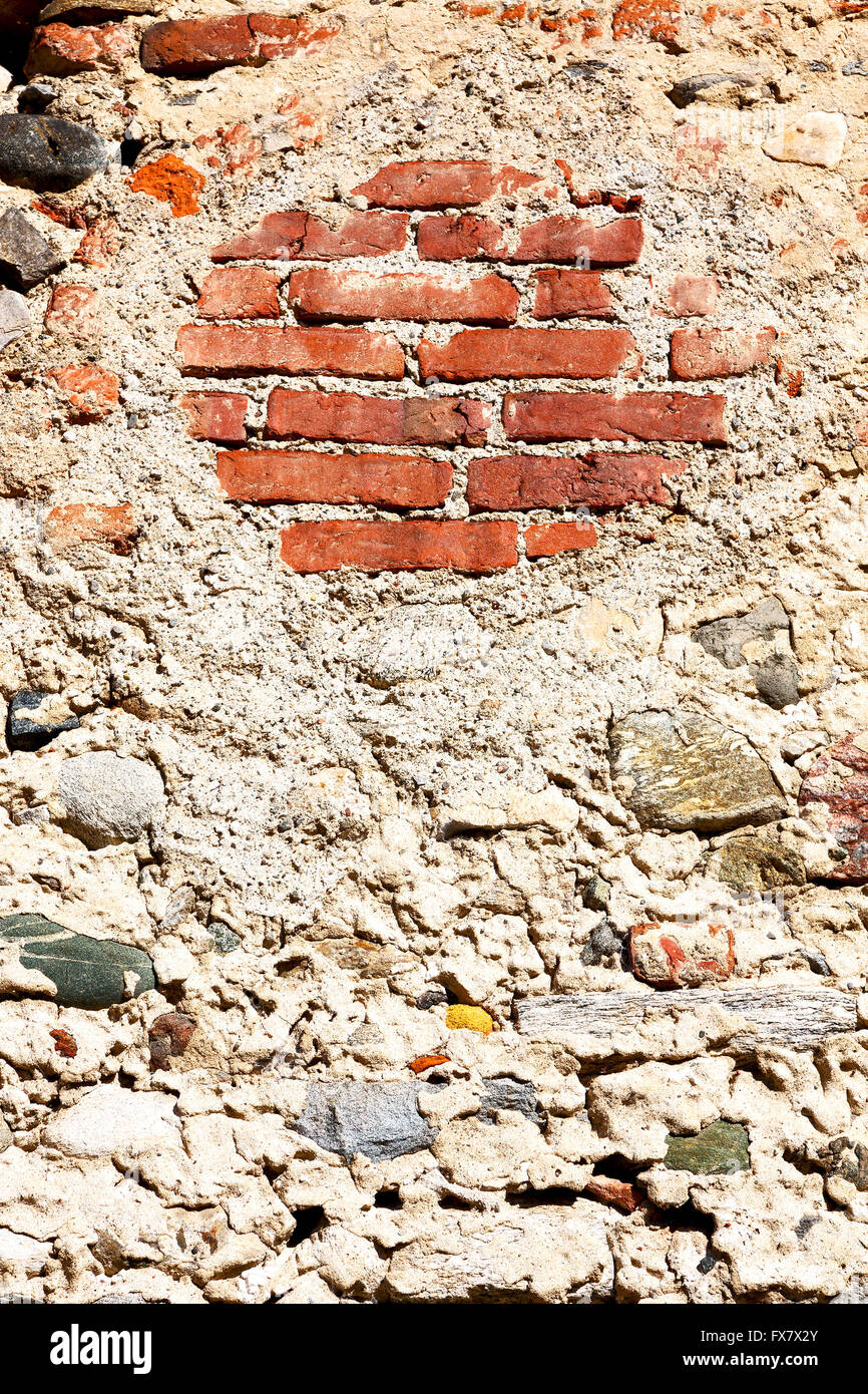 step brick in greece old wall and texture material the background Stock ...