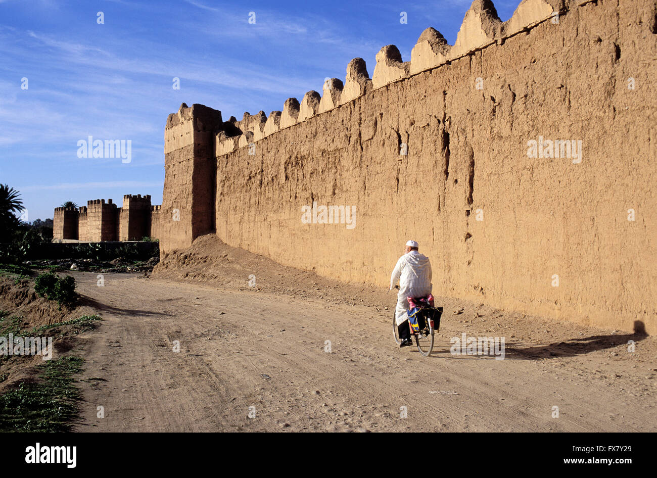 Morocco, Taroudant rampart fortress Stock Photo - Alamy