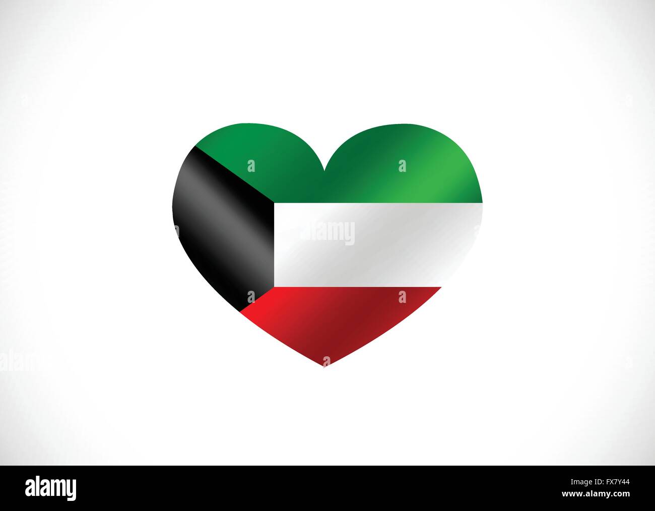 Kuwait flag themes idea design Stock Vector Image & Art - Alamy