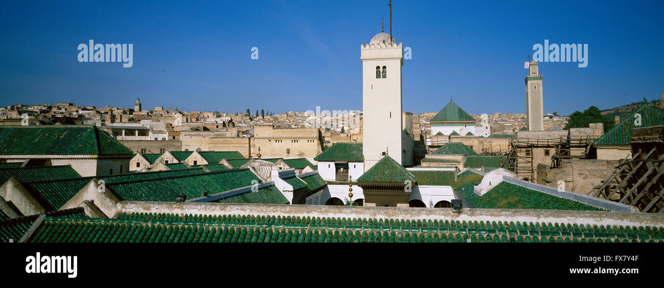 Morocco, Fes, Medina, mosque Moulay Idriss Stock Photo - Alamy
