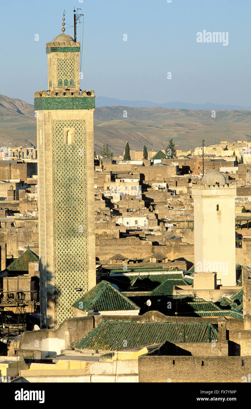 Moulay idriss mosque fes morocco hi-res stock photography and images ...