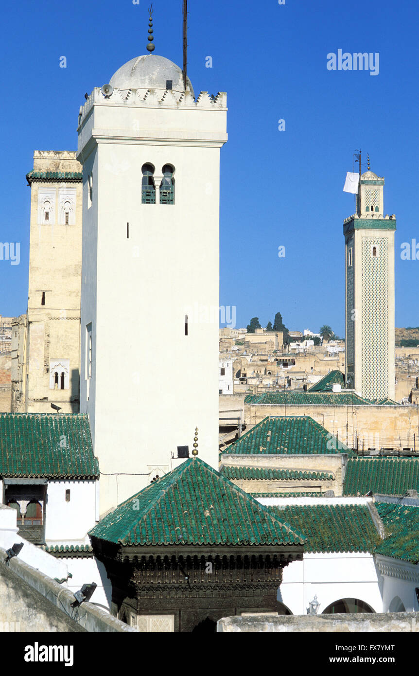 Moulay idriss mosque fes morocco hi-res stock photography and images ...
