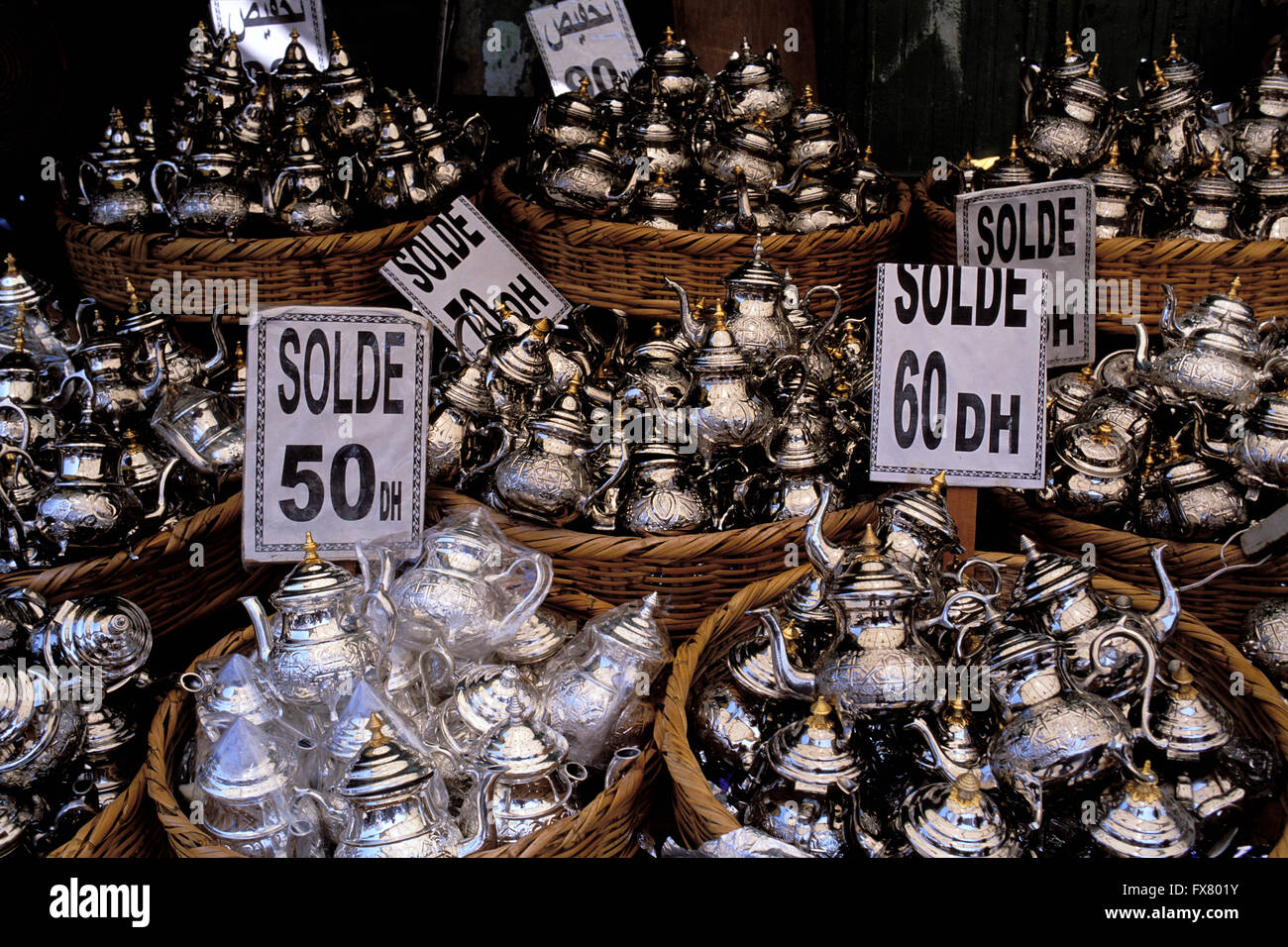 Morocco, Rabat, Medina, souk Stock Photo - Alamy