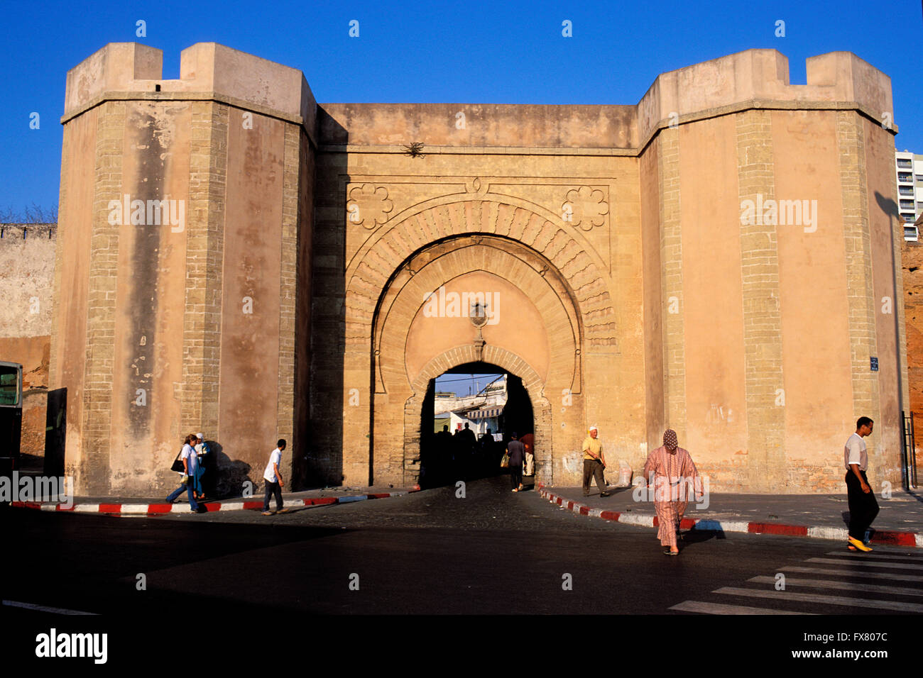 Morocco, Rabat, Medina, Bab Al Had Stock Photo - Alamy
