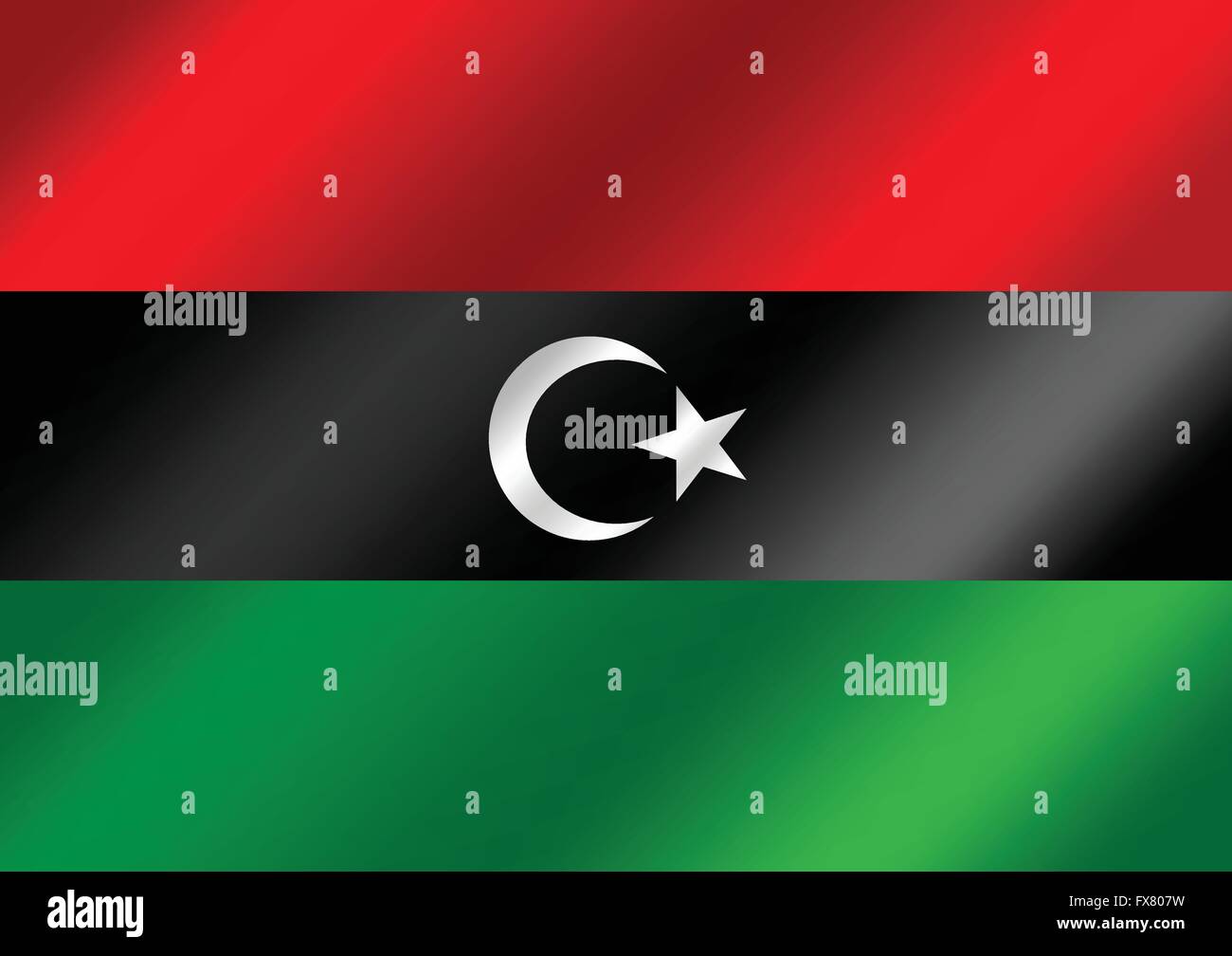 Libya flag themes idea design Stock Vector Image & Art - Alamy