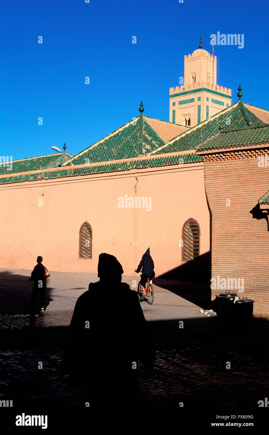 Morocco, Marrakech, coranic school Ben Youssef Stock Photo - Alamy