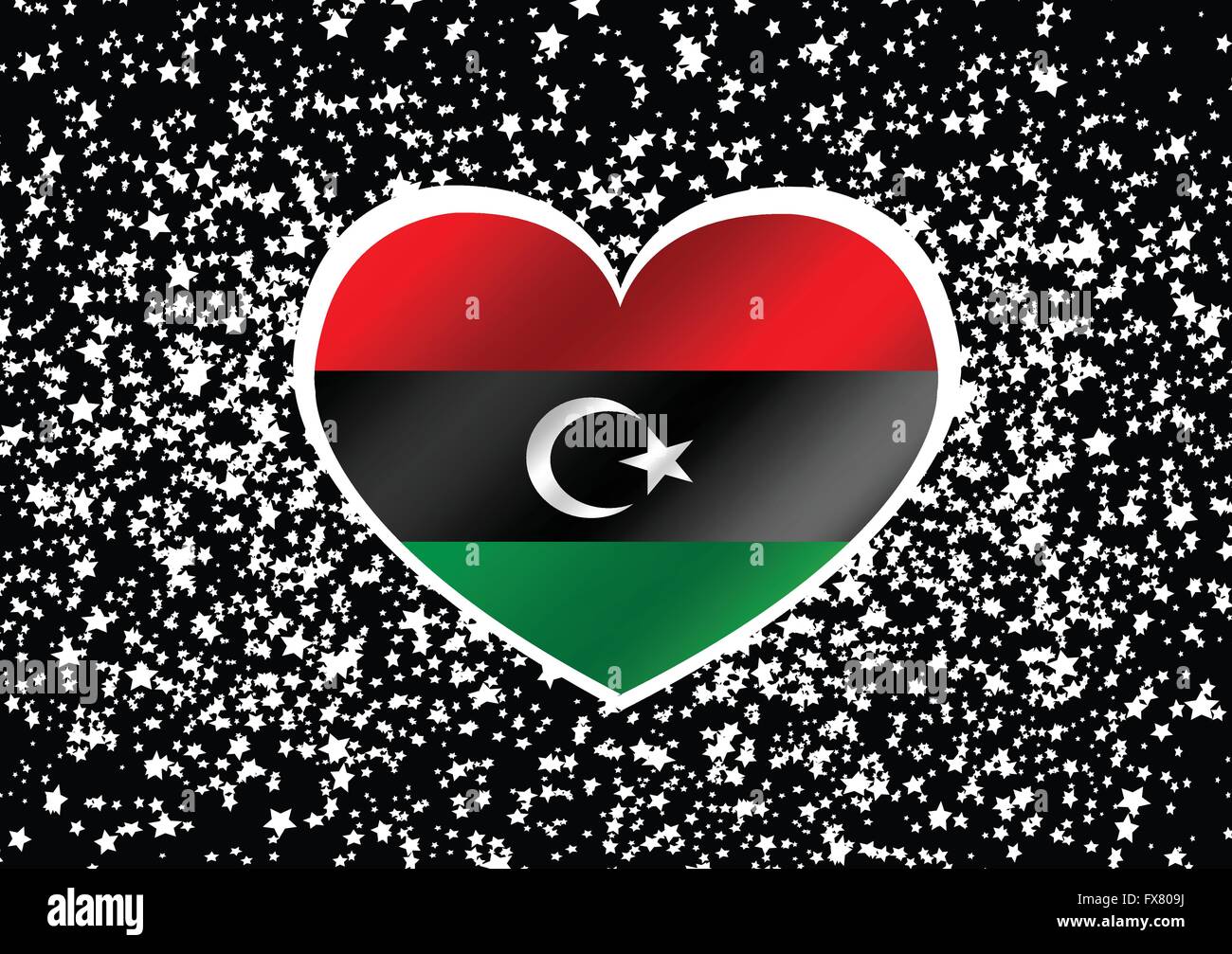 Libya flag themes idea design Stock Vector Image & Art - Alamy