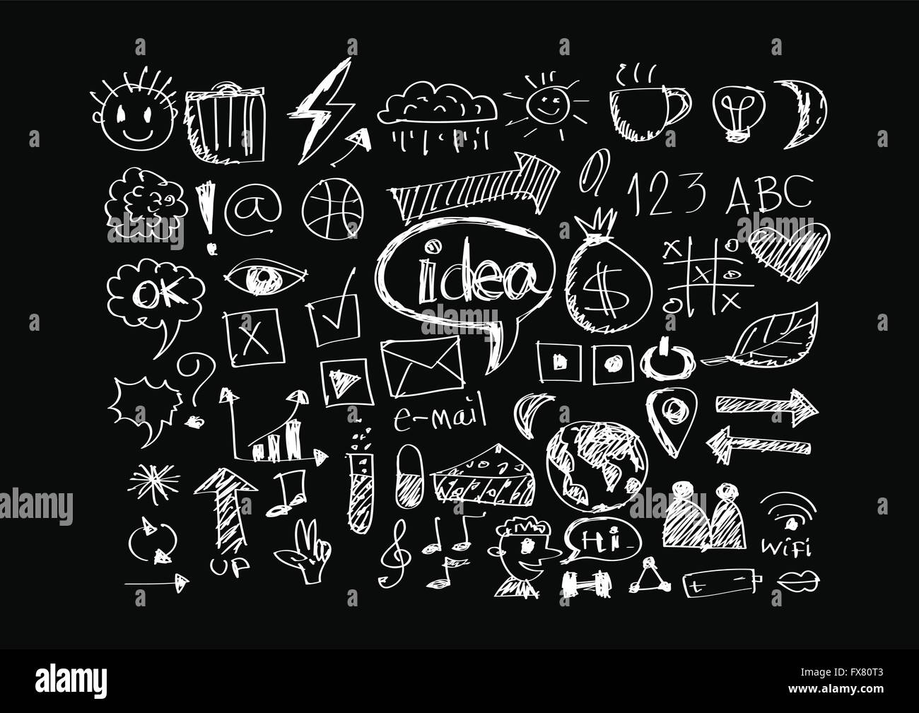 hand doodle Business doodles Stock Vector Image & Art - Alamy