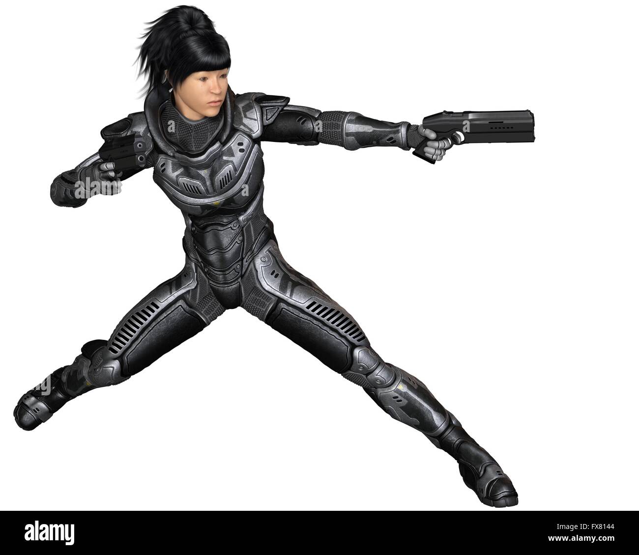 Woman warrior fighting hi-res stock photography and images - Alamy