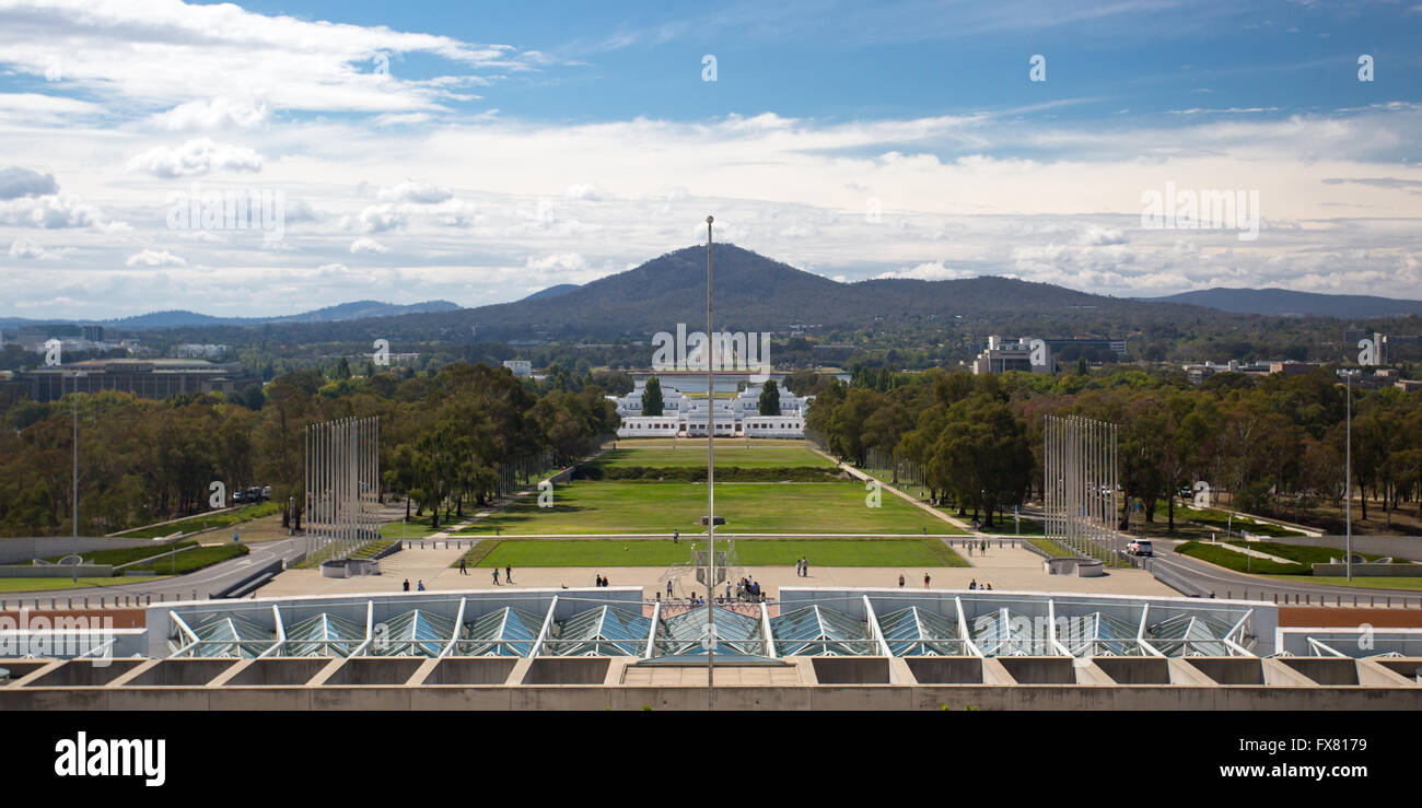 The stunning architecture of the Parliament of Australia in Canberra ...
