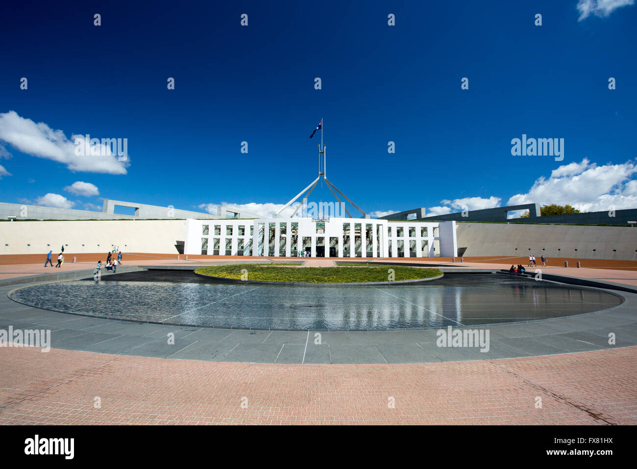 The stunning architecture of the Parliament of Australia in Canberra ...
