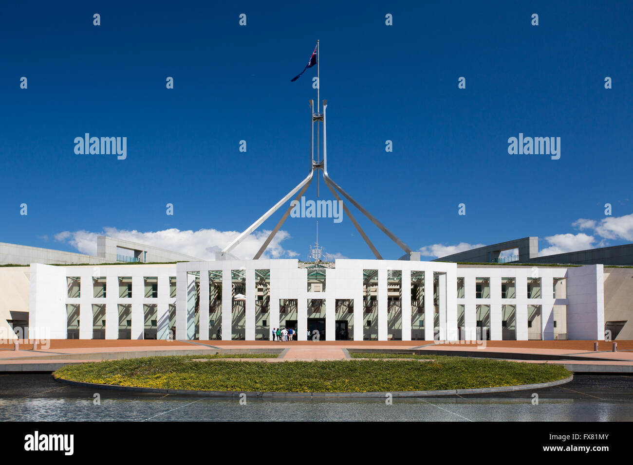 The stunning architecture of the Parliament of Australia in Canberra ...